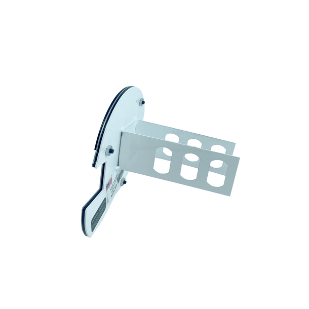 Helmet Metal Hitch Cover – Silver and Blue Outfitters